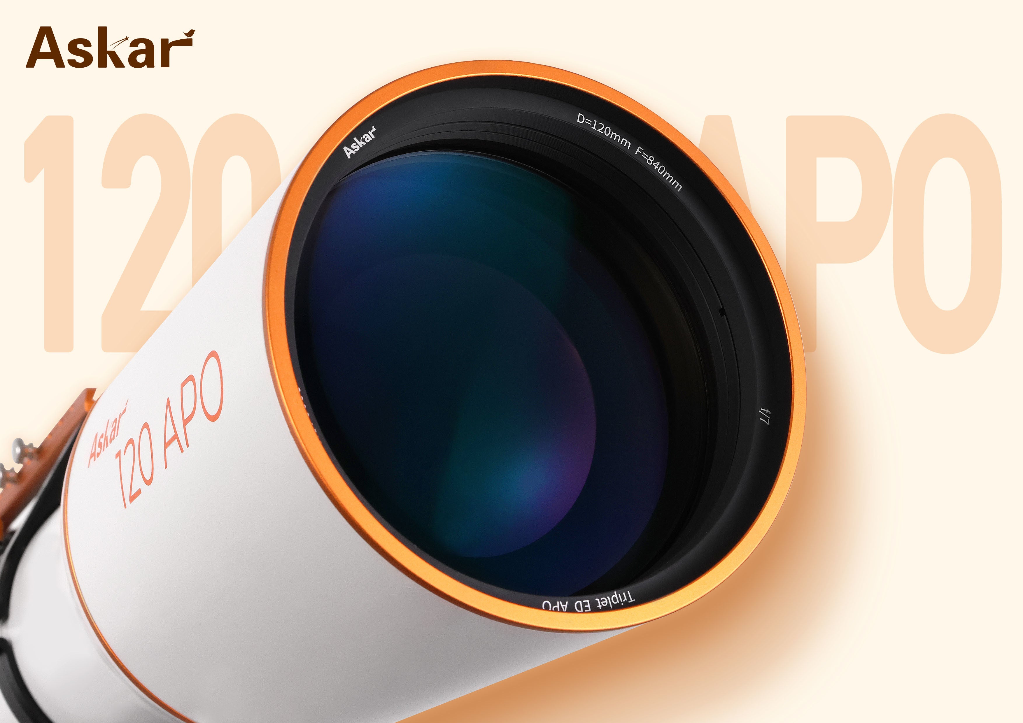 Askar 120 - 120 mm F/7 APO ED Triplet Refractor - 120APO – Khan Scope ...