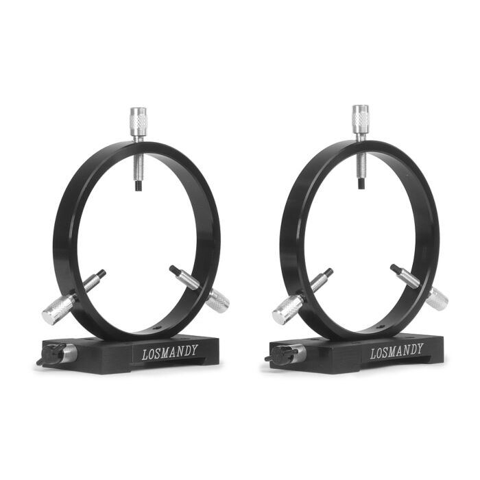 LOSMANDY D STYLE MOUNTING TUBE RINGS WITH PLATES – Khan Scope Centre