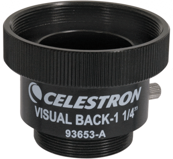 Celestron Visual Back / Eyepiece Holder - 1.25" - 93653-A – Khan Scope ...