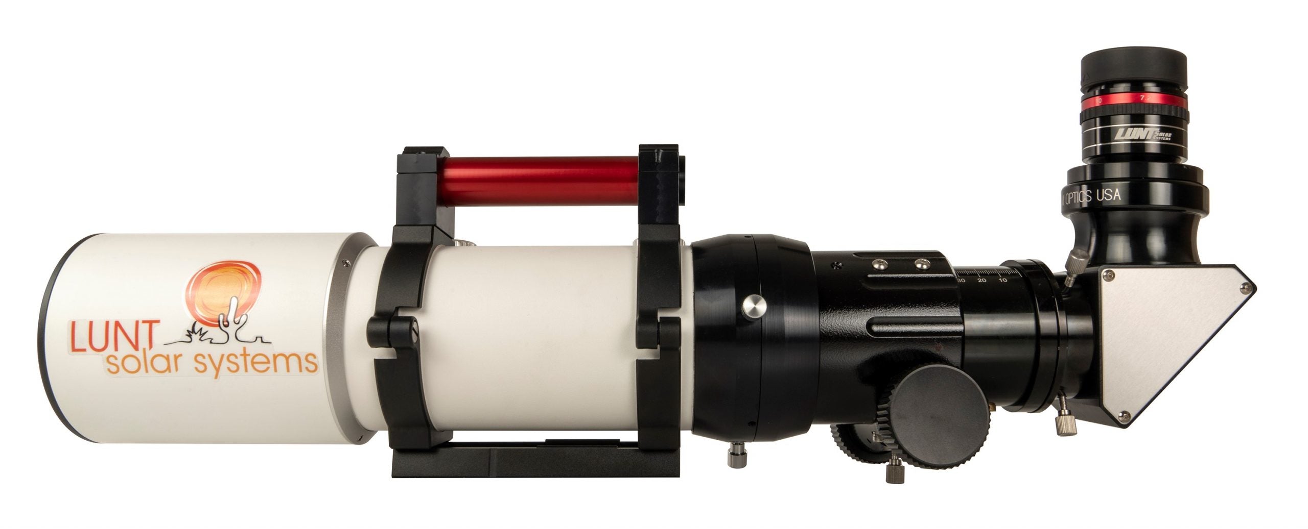 Lunt Solar 80 mm H-Alpha Modular Telescope with B1200 and 2" Rack & Pi ...